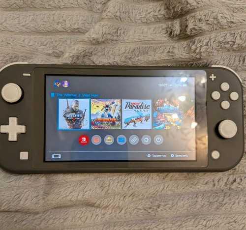 Nintendo switch lite прошитая 256gb