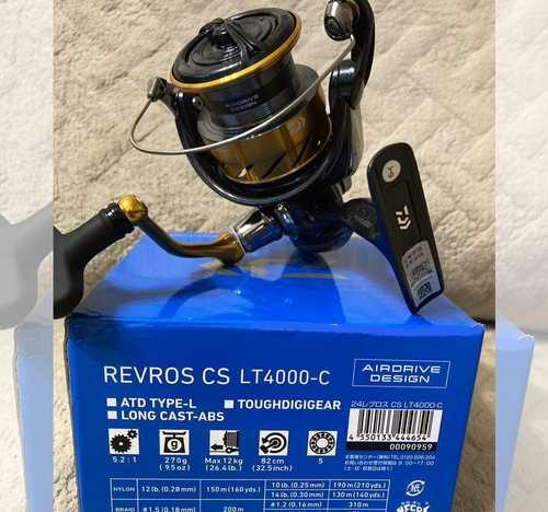 Катушка daiwa 24 revros CS LT 4000-C