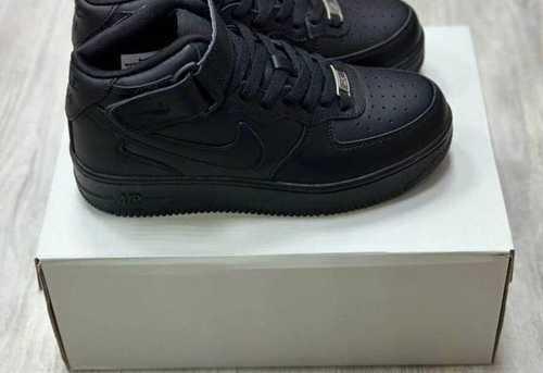 Кроссовки Nike air force 1 high черные