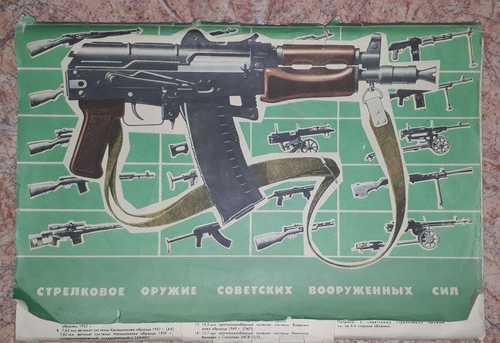 Набор плакатов СССР Стрелковое оружие