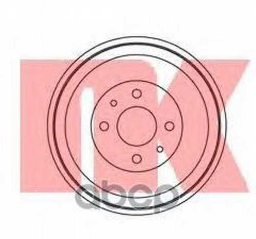 251001 Барабан тормозной задний (228x48mm) / alfa