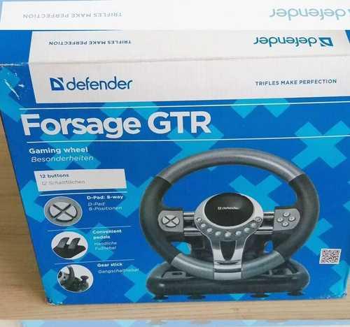 Игровой руль defender Forsage GTR