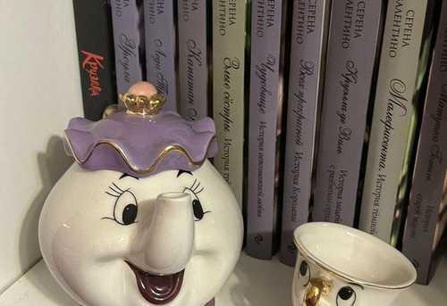 Чайный набор Disney Миссис Потс и Чип