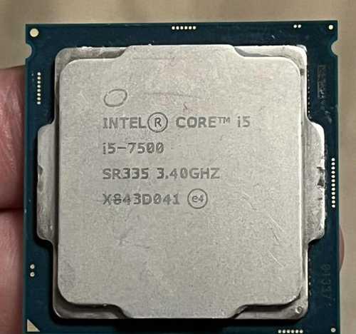 Процессор intel core i5 7500