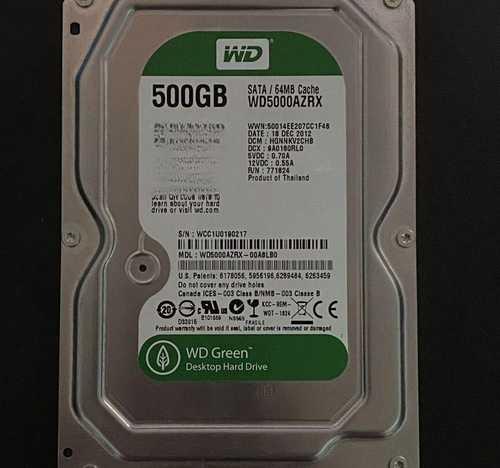 Жесткий диск HDD 500GB