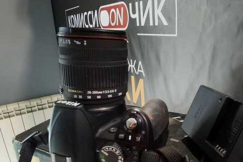 Nikon D3100 + Sigma 28-200mm Фотоаппарат Отличный
