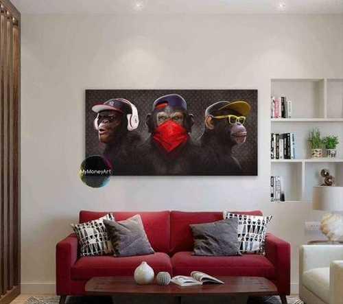 Картина Арт "Три обезьяны"