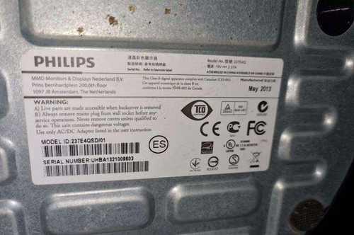 Монитор philips 237E4Q на запчасти