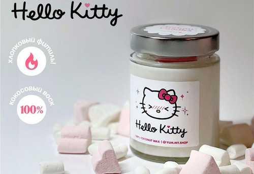 Ароматическая свеча "hello kitty" / pinterest