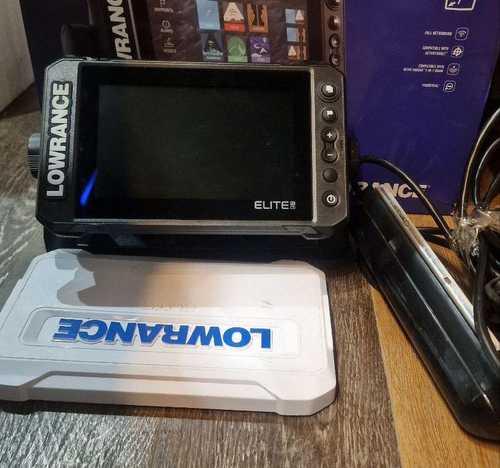 Эхолот lowrance elite 7 fs c датчиком 3 в 1