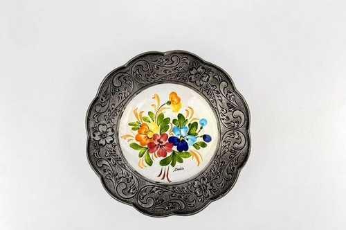 Винтажная тарелка, Германия, керамика, 1950-60 гг