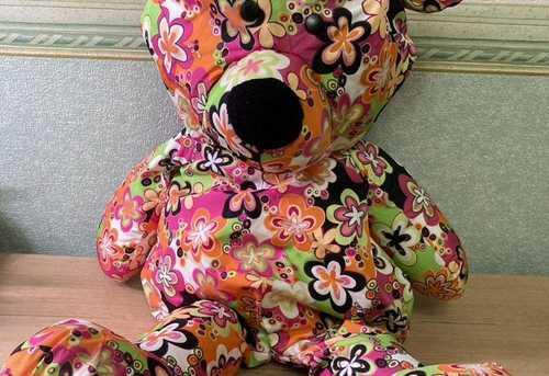 Медведь подушка с цветочным принтом