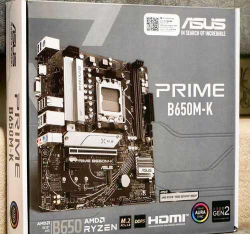 Материнская плата Asus Prime B650M-K (Новая)