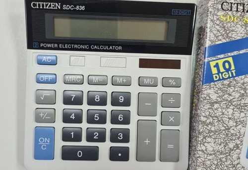 Калькуляторы citizen SDC-836