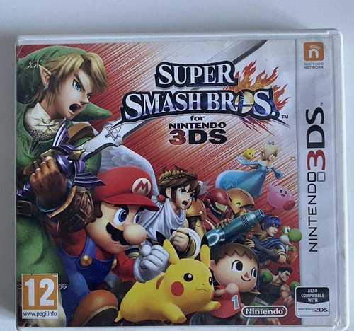 Super Smash Bros на nintendo 3ds, картридж