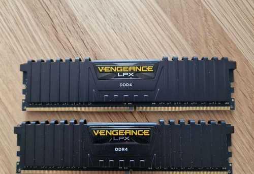 Озу Corsair Vengeance LPX CMK16GX4M2A2666C16