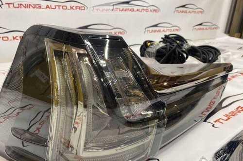 Фонари задние стопы Lexus LX570 Black Vision X095