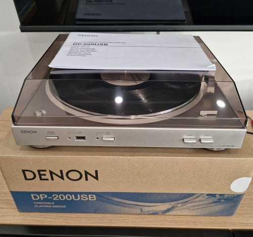 Проигрыватель винила Denon DP-200 + 20 пластинок