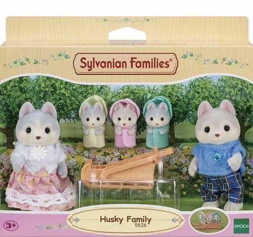 Игровой набор Sylvanian Families Семья Хаски