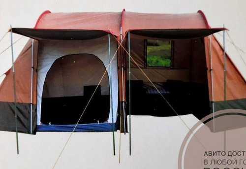 Четырехместная палатка для отдыха на природе