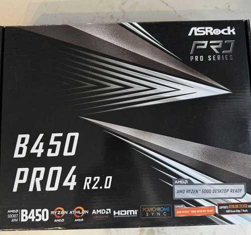 Материнская плата ASRock B450 Pro4 R2.0 AM4