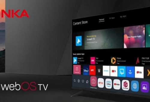 Новый Qled 4K 75" (190см) SmartTV Konka (LG,WebOS)