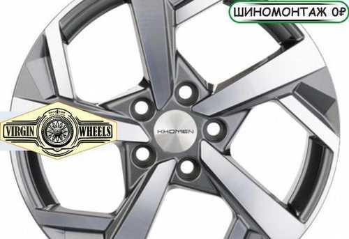 Khomen Wheels A4 R17 5X112 ET46 D66.6 Gray-FP