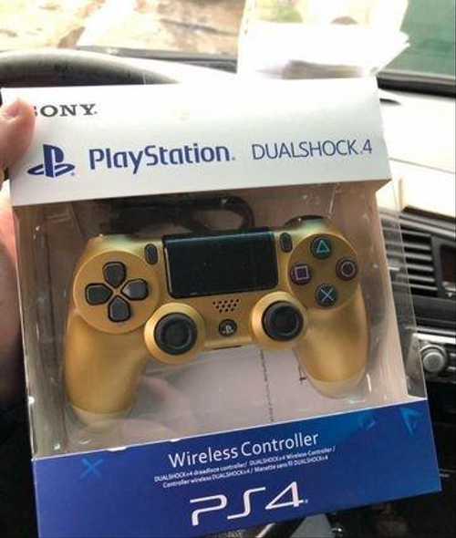 Джойстик PS4 PlayStation 4 Золотой