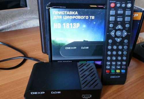 Цифровой dvb-t2 приемник dexp HD1813p