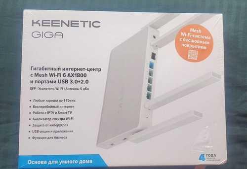 Wi-FI Роутер Keenetic GIga Wi-Fi 6 AX1800 KN-1011
