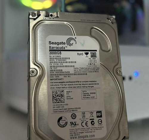 Жесткий диск Seagate 3 тб