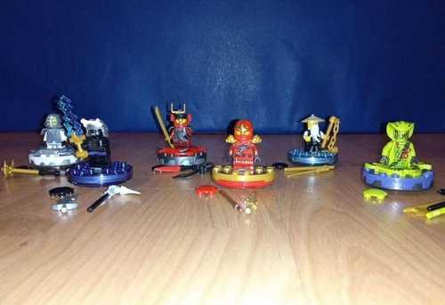 Lego Ninjago минифигурки со спиннерами