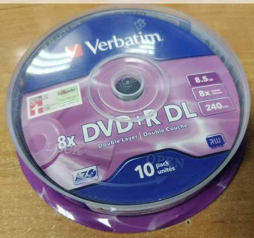 Dvd r dl verbatim 8.5 gb