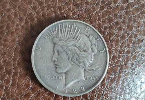 Монета США 1922