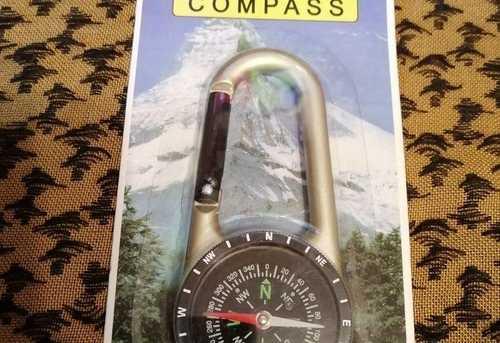 Компас rothco Carabiner with compass 110 mm