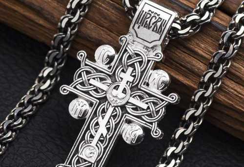 Крестик серебряный 925 православный