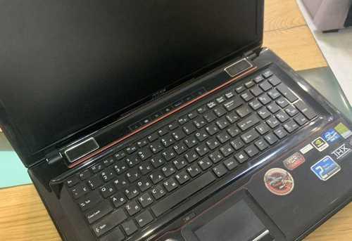 Игровой ноутбук msi GE 70