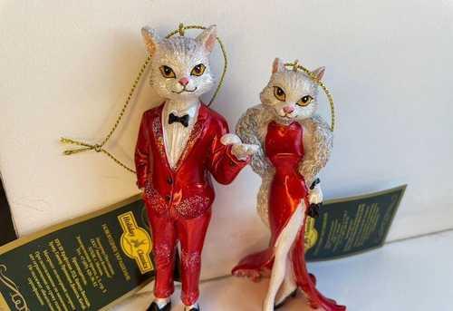 Елочные украшения "Мистер и миссис кошка"