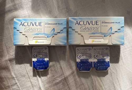 Линза контактная acuvue oasys -2.5