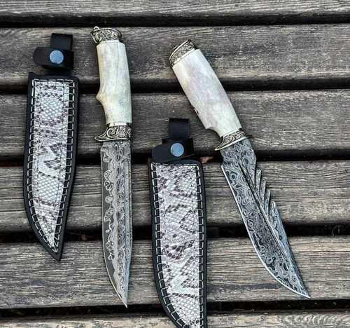 Нож Дамаск рог лося (Арт.76169)
