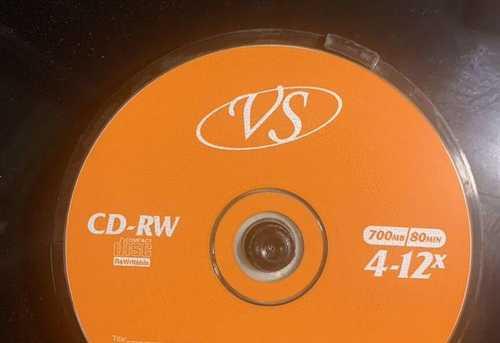 Cd компакт диски CD-RW новые