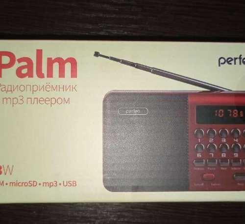 Радиоприемник perfeo palm black