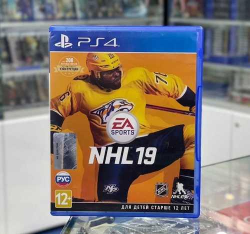 PS4 NHL 19 Б/У cusa-11116 (Русские субтитры)