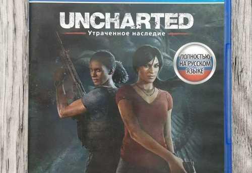 Игра Uncharted Утраченное наследие для PS4