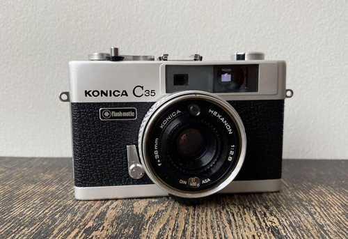 Konica C35 Flash Matic пленочный фотоаппарат