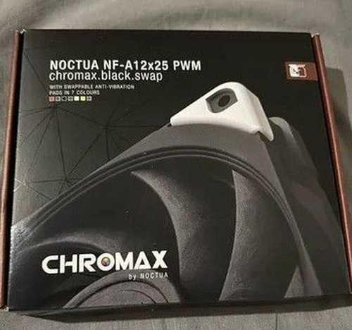 Noctua NF-A12x25 PWM chromax.black