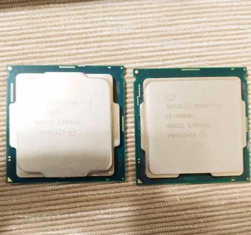 Процессор intel core i5 9600k и 9500