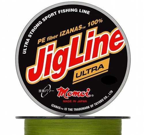 Шнур JigLine Ultra PE 0,10 мм, 7,0 кг, 150 м, хаки