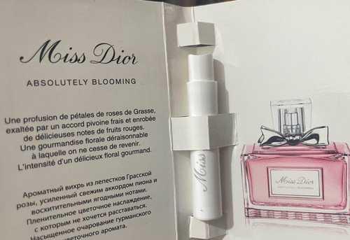 Dior absolutely blooming оригинал пробники