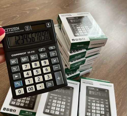 Калькуляторы Citizen SD-210 новые